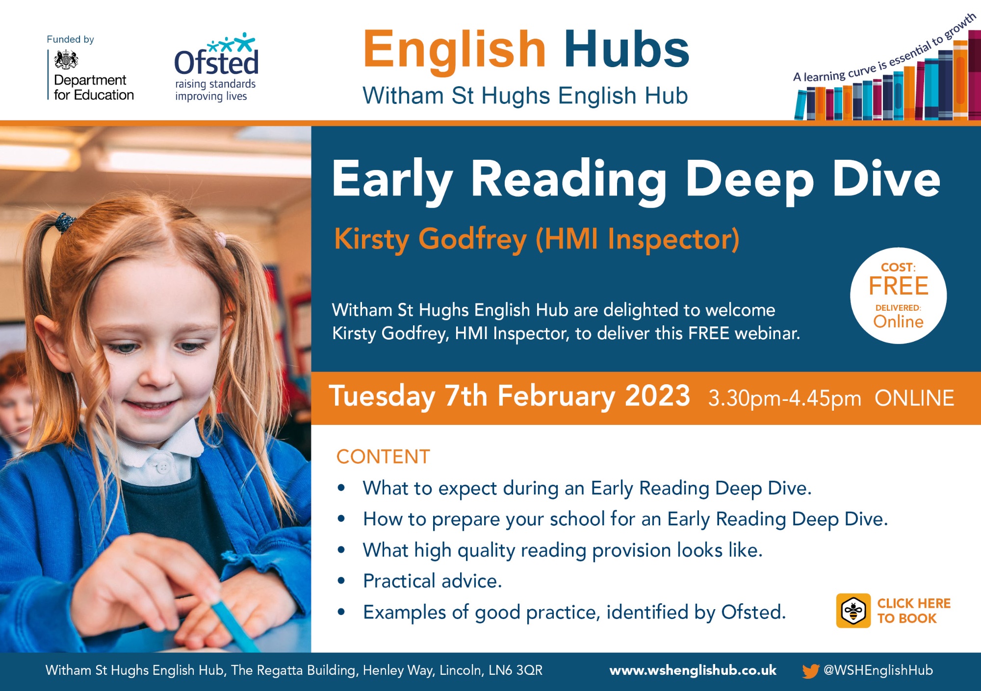Witham St Hughs English Hub - Early Reading Deep Dive - Ofsted